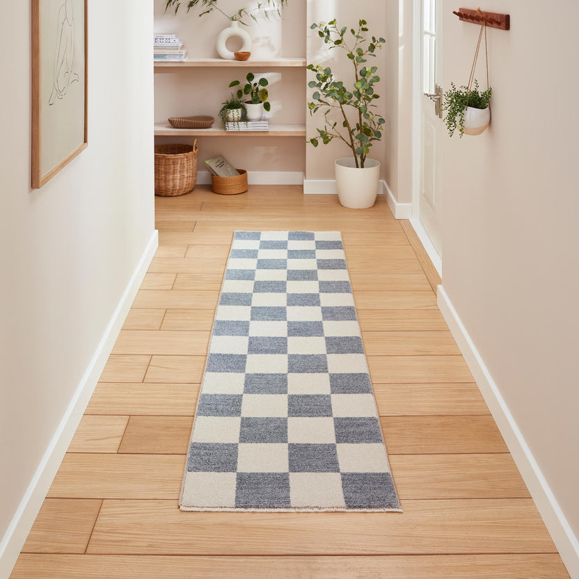 Norwood Smooth Checkerboard Rug | Multiple Colours & Sizes | Roseland