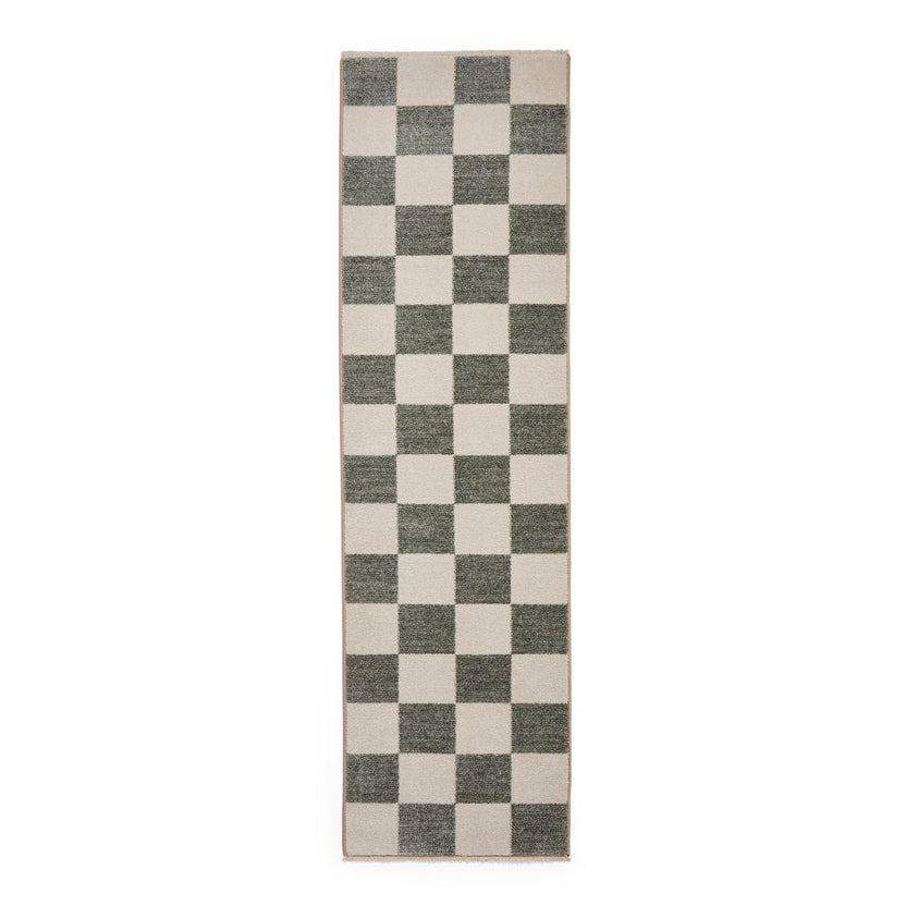 Norwood Smooth Checkerboard Rug | Multiple Colours & Sizes | Roseland