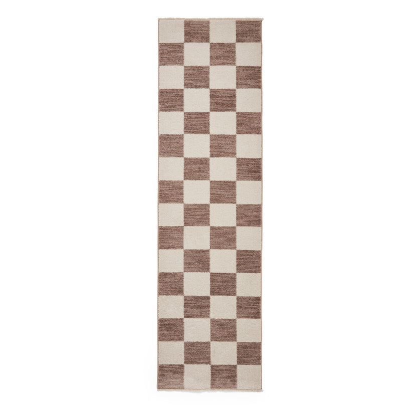 Norwood Smooth Checkerboard Rug | Multiple Colours & Sizes | Roseland