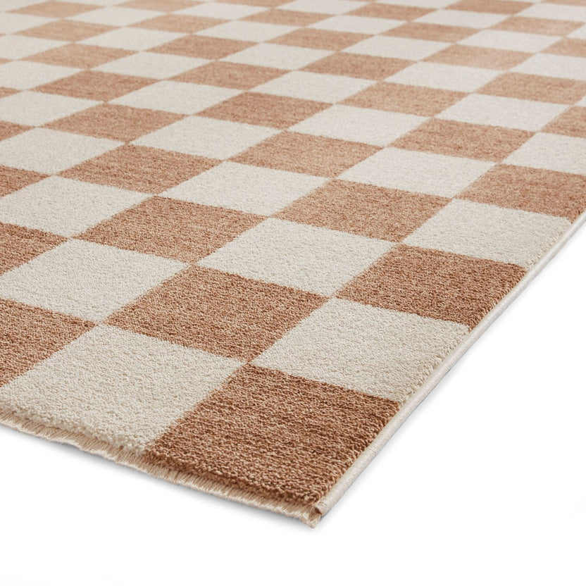 Norwood Smooth Checkerboard Rug | Multiple Colours & Sizes | Roseland