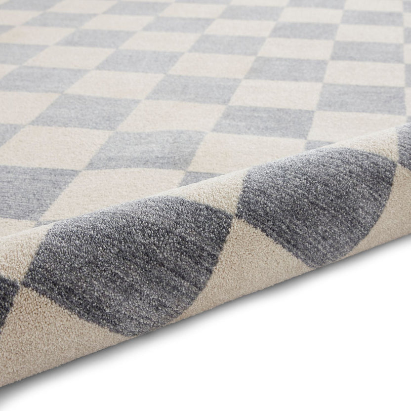 Norwood Smooth Checkerboard Rug | Multiple Colours & Sizes | Roseland