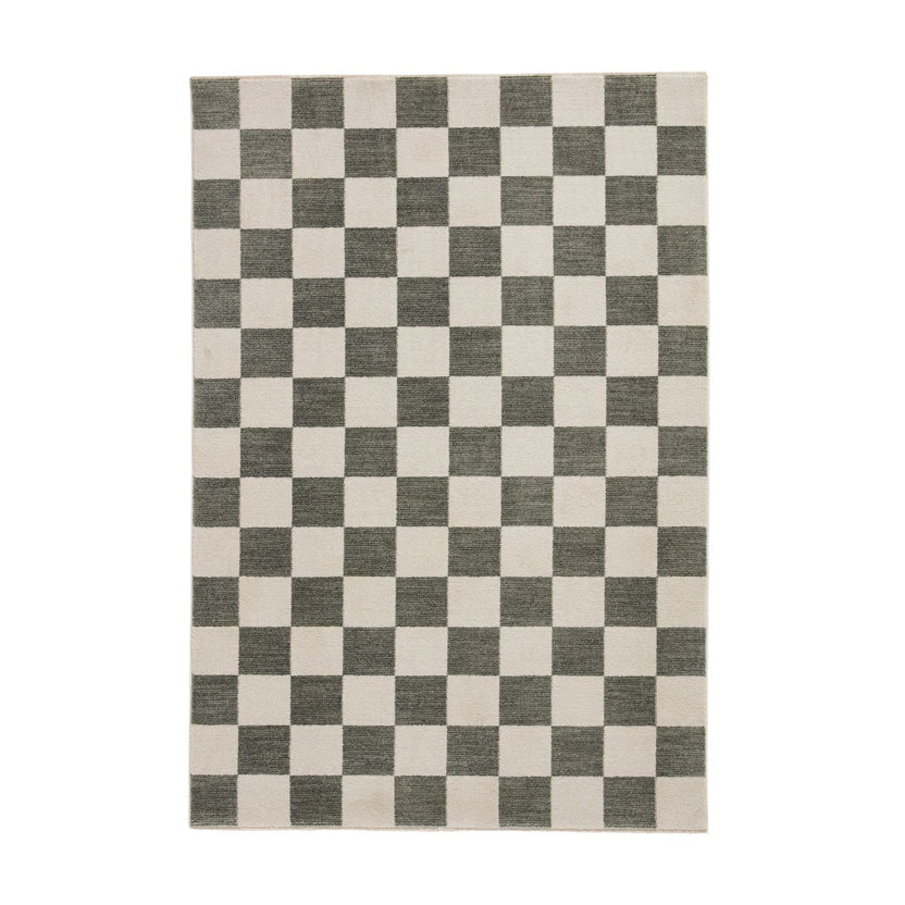 Norwood Smooth Checkerboard Rug | Multiple Colours & Sizes | Roseland