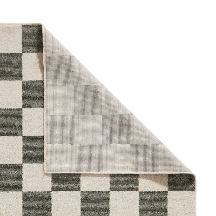 Norwood Smooth Checkerboard Rug | Multiple Colours & Sizes | Roseland