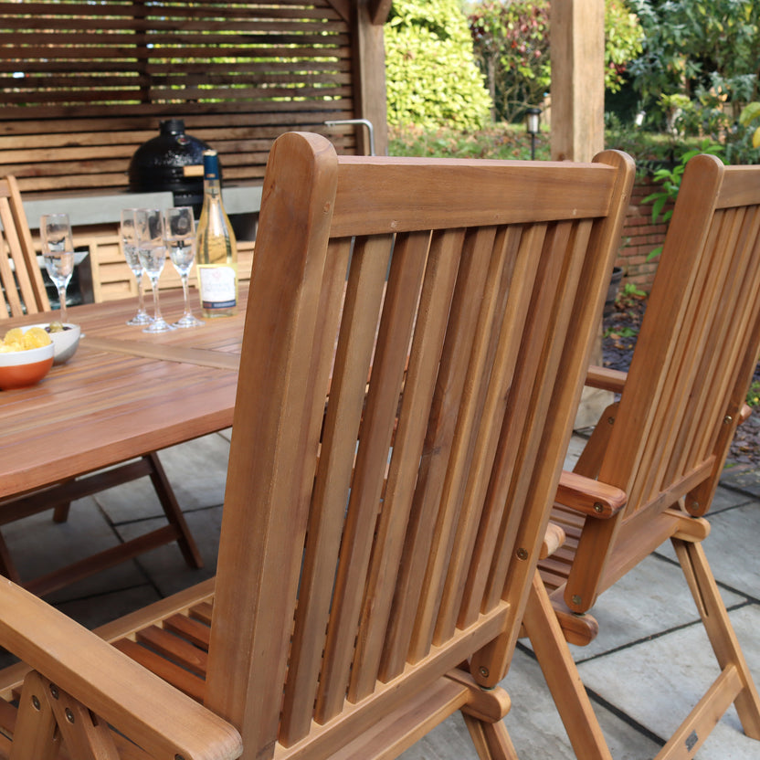 Ellipse FSC Table With 6 Manhattan Recliners | Roseland