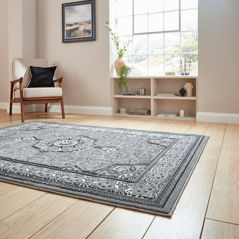 Holden Oriental Stain Resistant Rectangular Rug for Living Room or ...