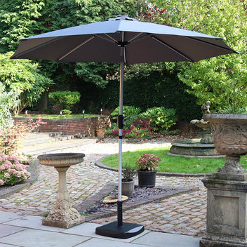 2.7m LED Lit Parasol | Roseland