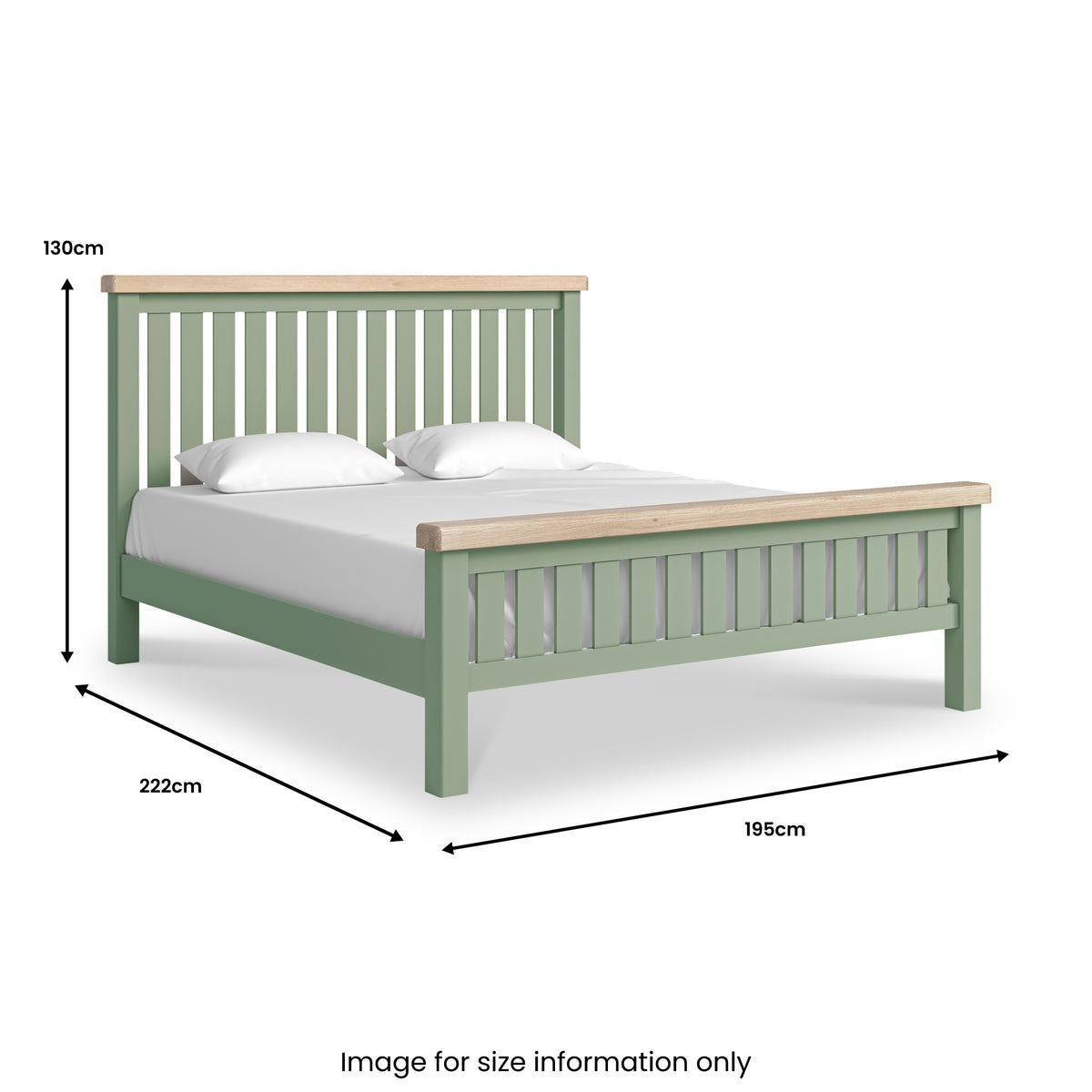 Penzance Bed Frame Double King Super King Size Sage Green Or Grey penzance-bed-frame-double-king-super-king-size-sage-green-or-grey