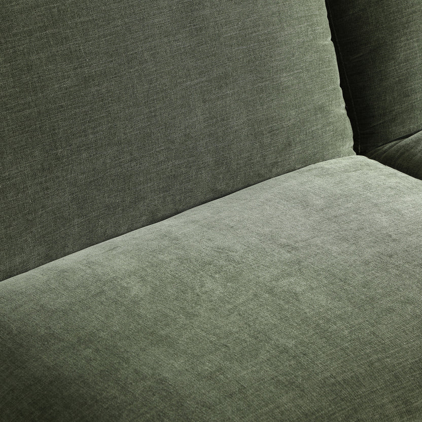 Carrington Chenille Click Clack Lounge Chair | Navy / Olive | Roseland