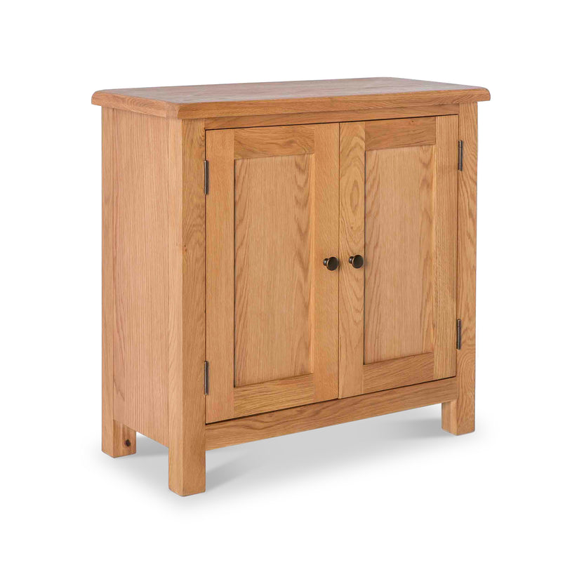 Surrey Oak Small Cupboard with Two Doors | Rustic Oak | Roseland