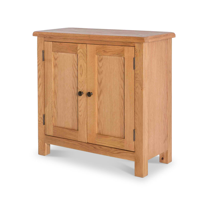 Surrey Oak Small Cupboard with Two Doors | Rustic Oak | Roseland