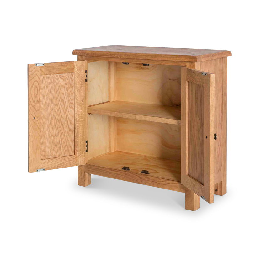 Surrey Oak Small Cupboard with Two Doors | Rustic Oak | Roseland