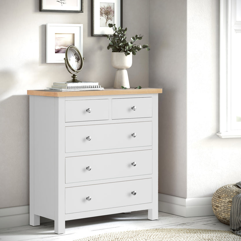 Farrow 2 Over 3 Chest Of Drawers | Grey Cream White & More | Roseland