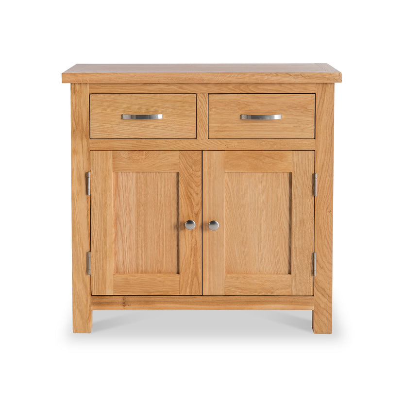 London Oak Mini Sideboard | 2 Drawers 1 Shelf | Oak | Roseland
