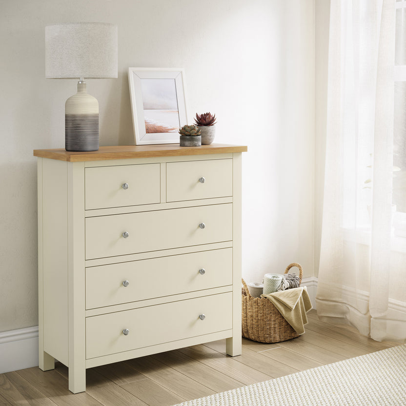 Farrow XL 2 Over 3 Chest of Drawers | Grey Cream White & More | Roseland