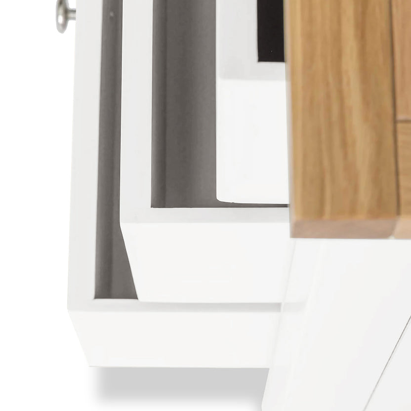 Farrow XL Bedside Table | Grey, Cream, White & Navy Blue | Roseland