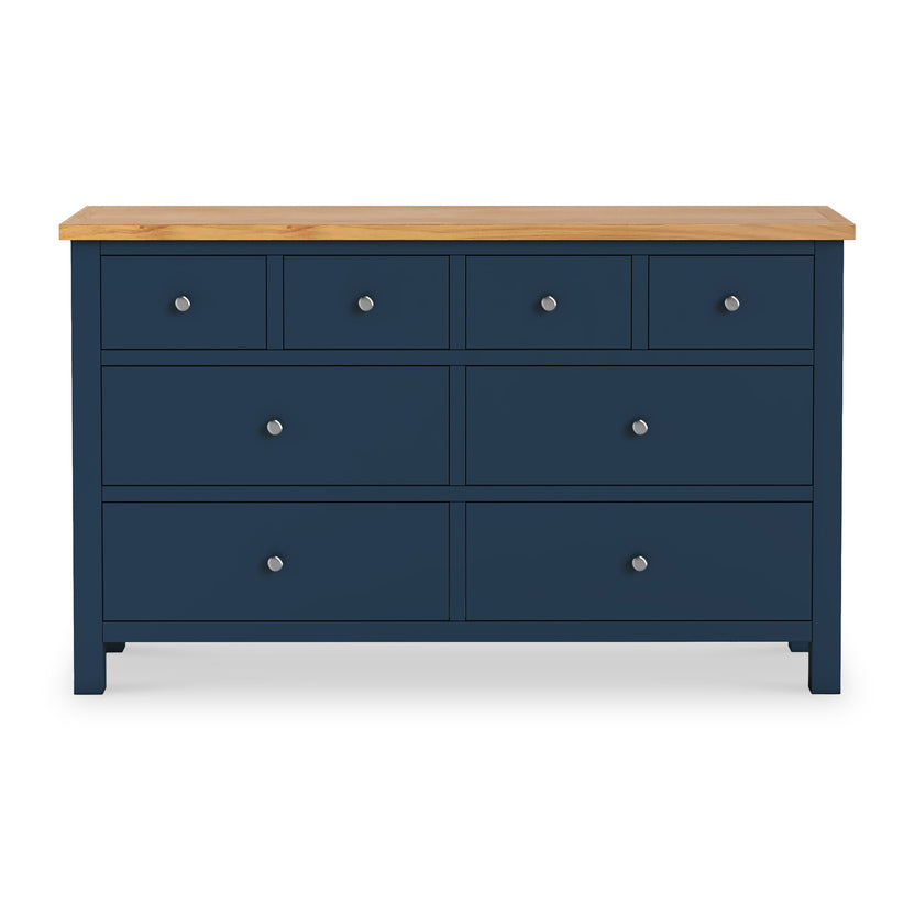 Farrow XL 8 Drawer Chest Of Drawers | Grey Cream White Navy | Roseland