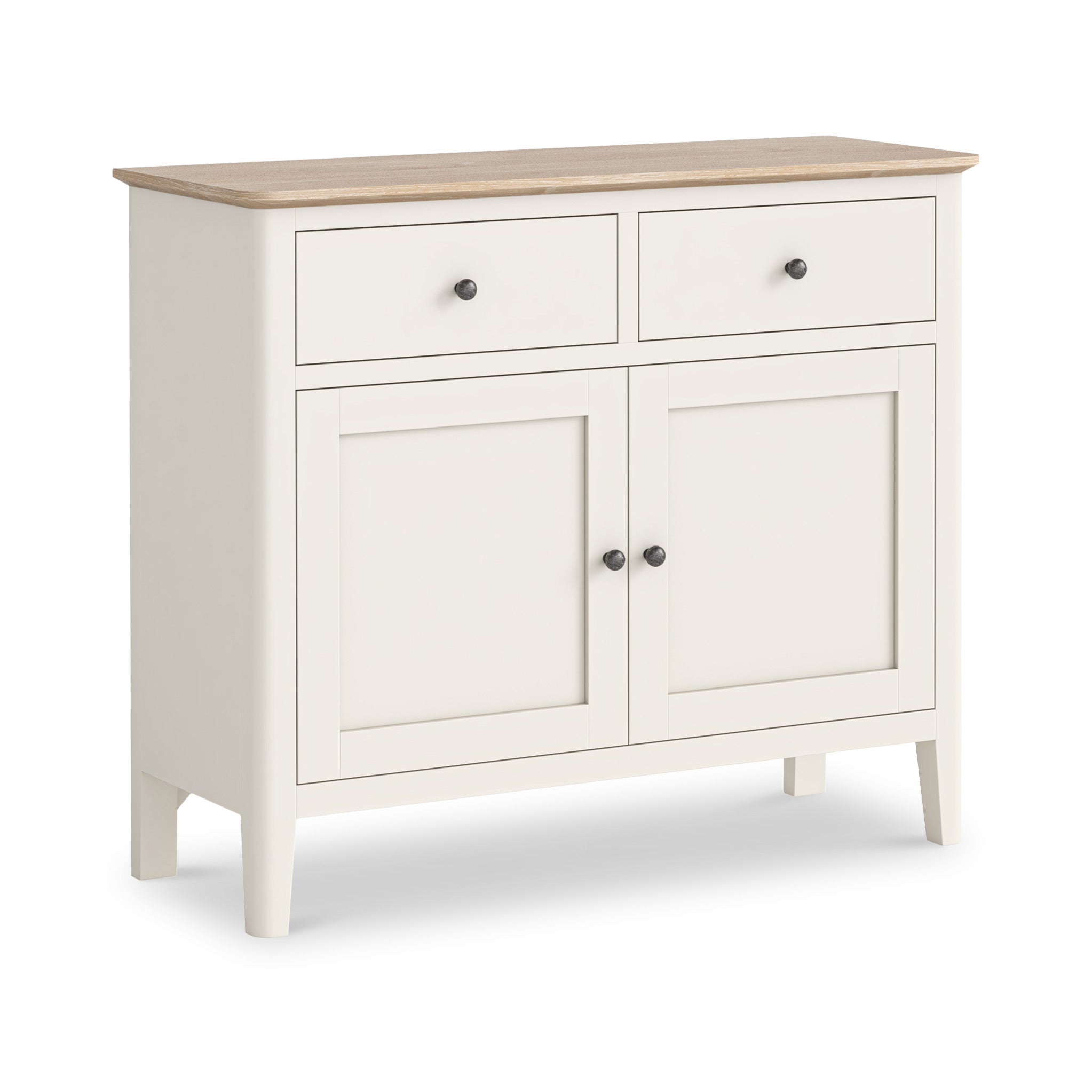 White and oak small sideboard store