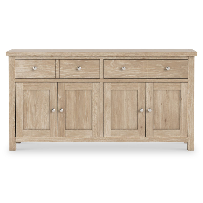 Farrow Washed Oak Extra Large Sideboard Cabinet | Roseland
