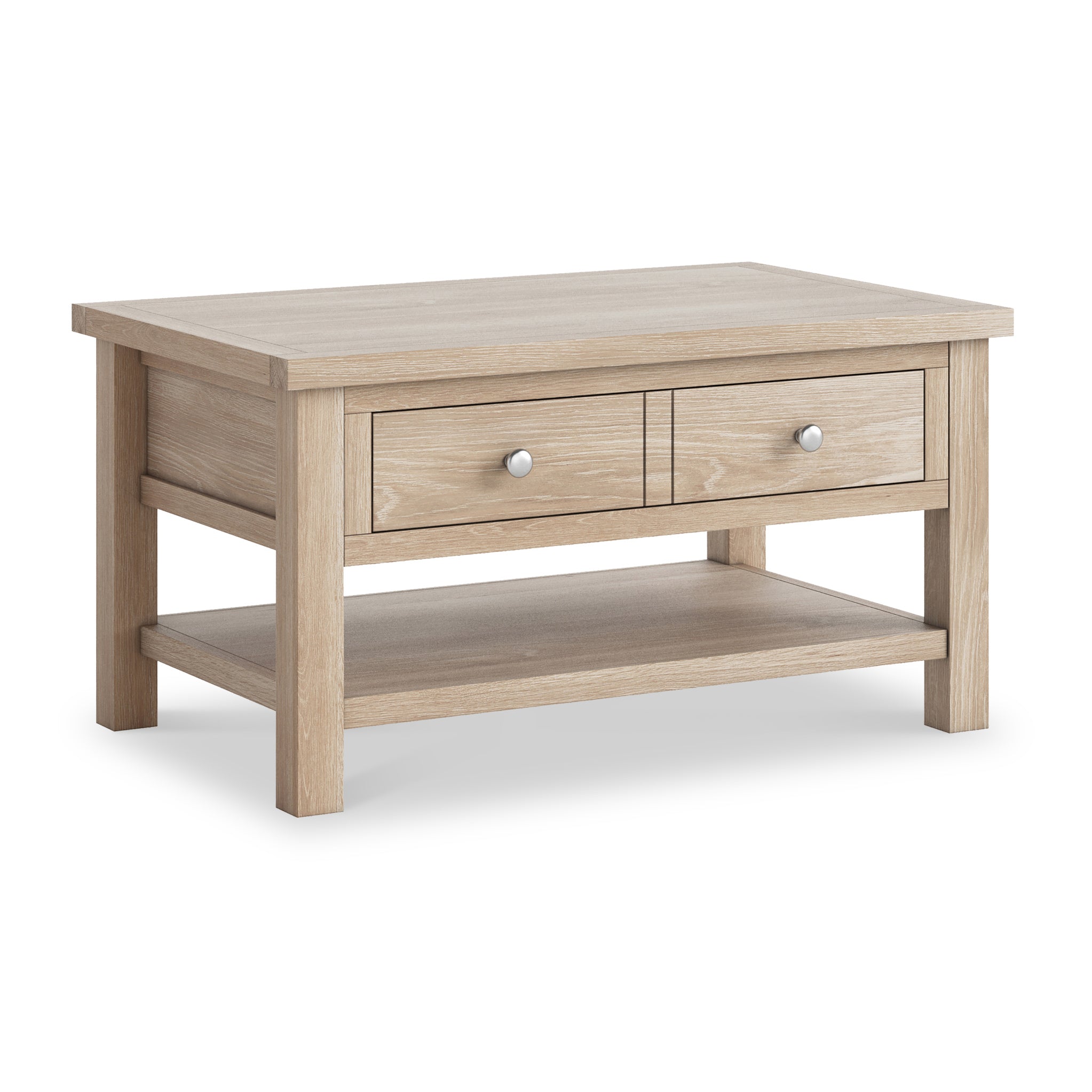 Washed oak coffee table store
