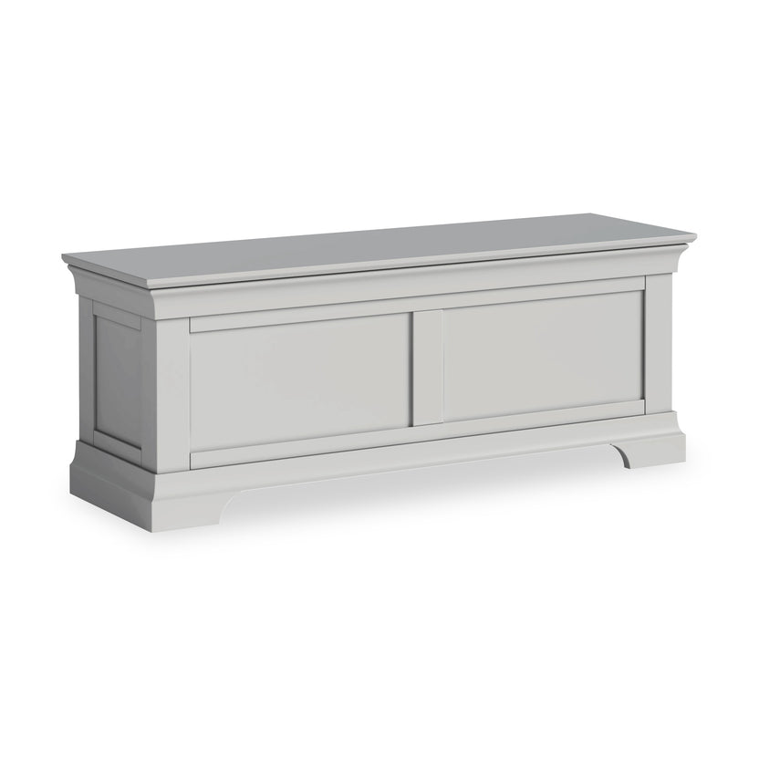 Colette Blanket Storage Box | Grey Cream or Warm White | Roseland