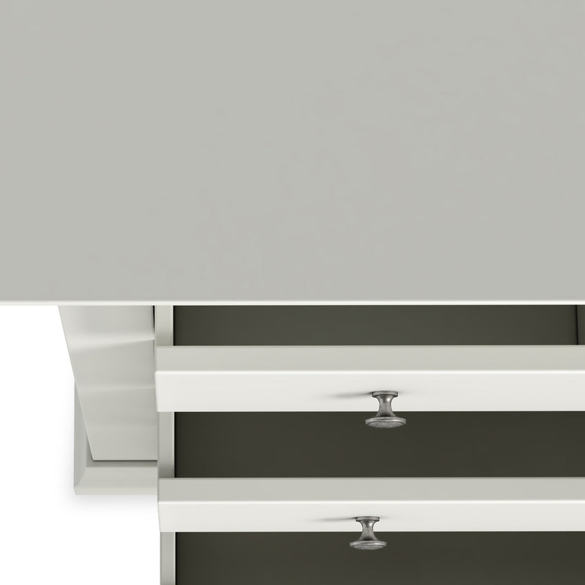 Colette 2 Over 3 Chest Of Drawers | Grey Cream Warm White | Roseland