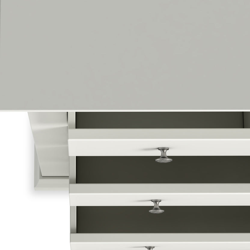 Colette 4 Over 6 Chest Of Drawers | Grey Cream or Warm White | Roseland
