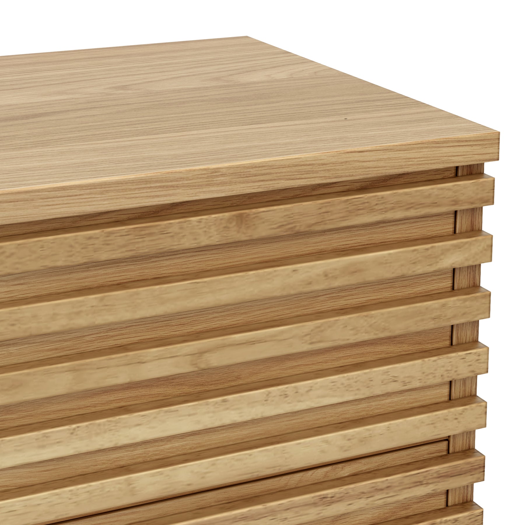 Kari Light Oak 6 Drawer Chest of Drawers, Scandi Storage | Roseland