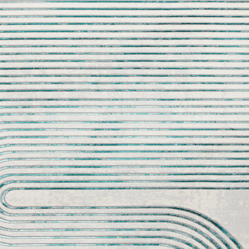Aldrin Grey Swirl Patterned Rectangular Rug for Living Room or Bedroom ...