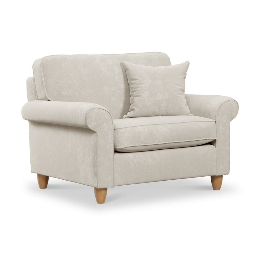 Ashbury Chenille Snuggle Armchair Chair | 6 Colours | Roseland