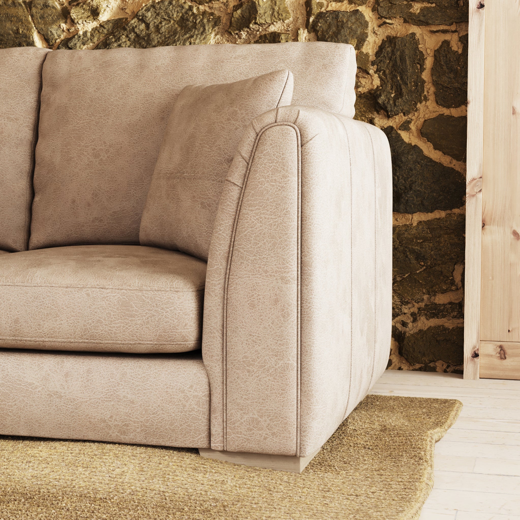 Mink leather sofa store