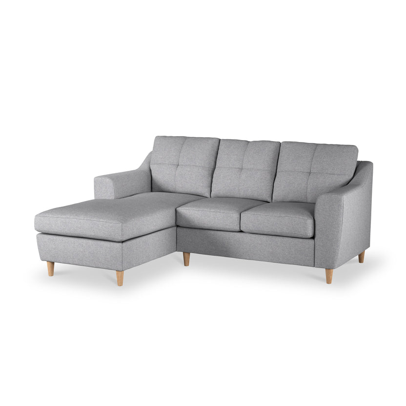 Justin 3 Seater Chaise Sofa | Traditional Tufted Couch | Roseland