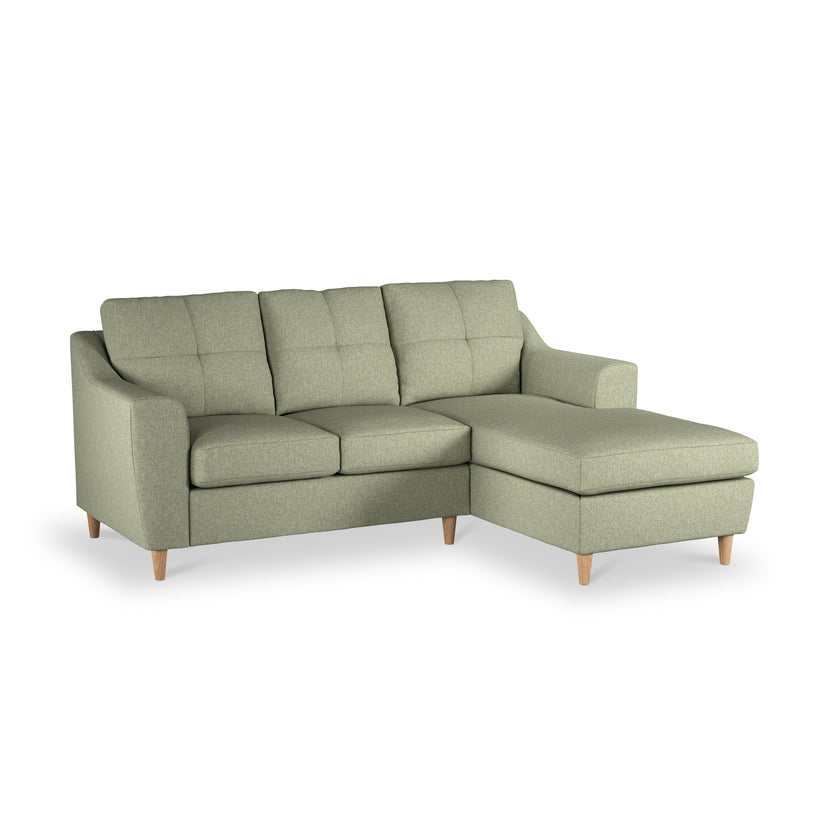 Justin 3 Seater Chaise Sofa | Traditional Tufted Couch | Roseland