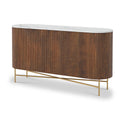 Milo Mango & Marble Fluted Sideboard | Roseland