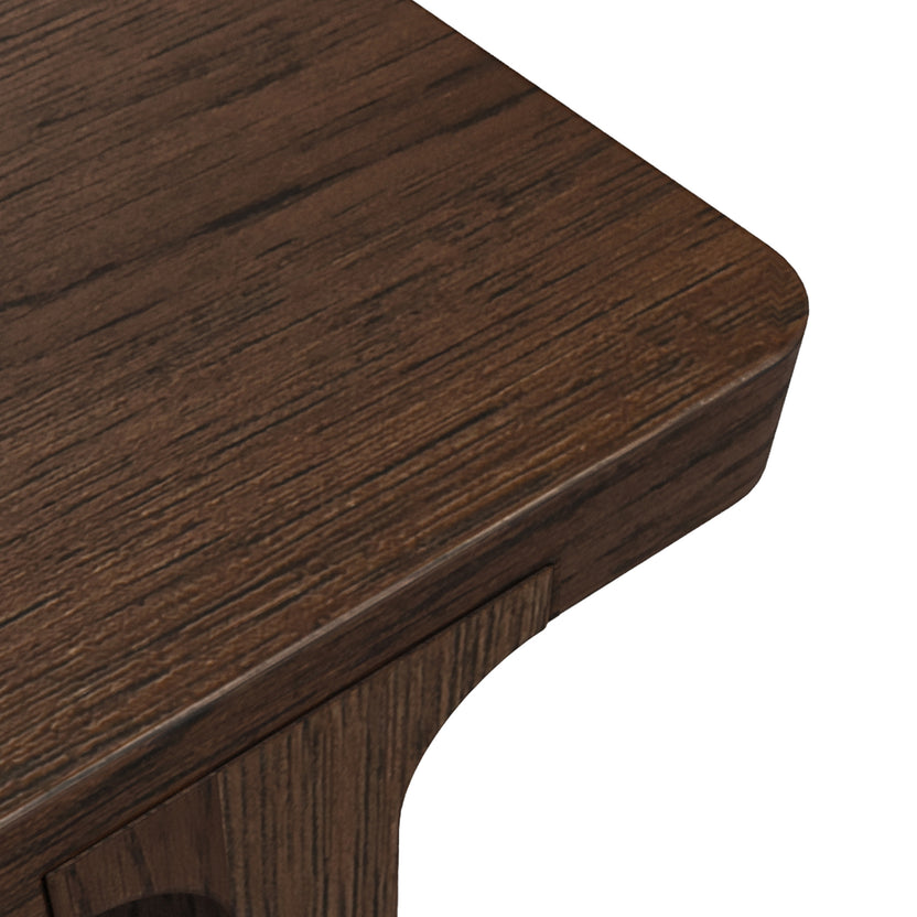 Mylor Dark Oak Modern 180cm Rectangular Dining Table | Roseland