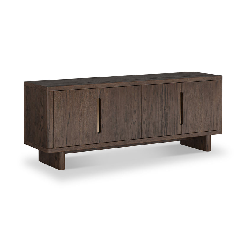 Mylor Dark Oak Large 150cm TV Unit for Living Room | Roseland
