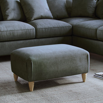 Pembroke Footstool for Living Room | 8 Colours | Roseland