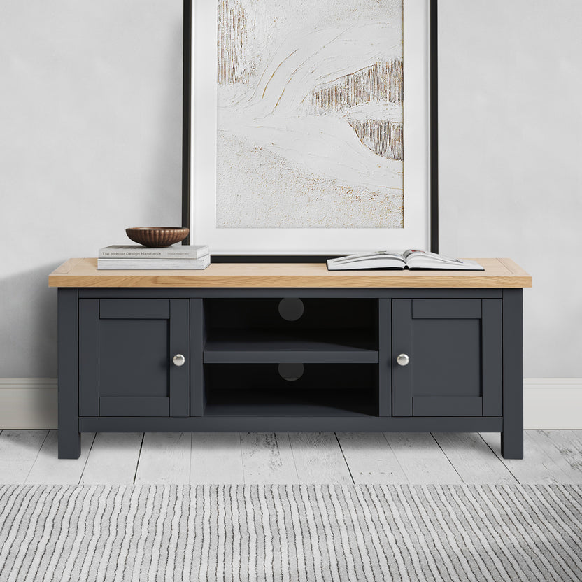 Farrow 120cm TV Stand | Grey, Cream, White & More Colours | Roseland