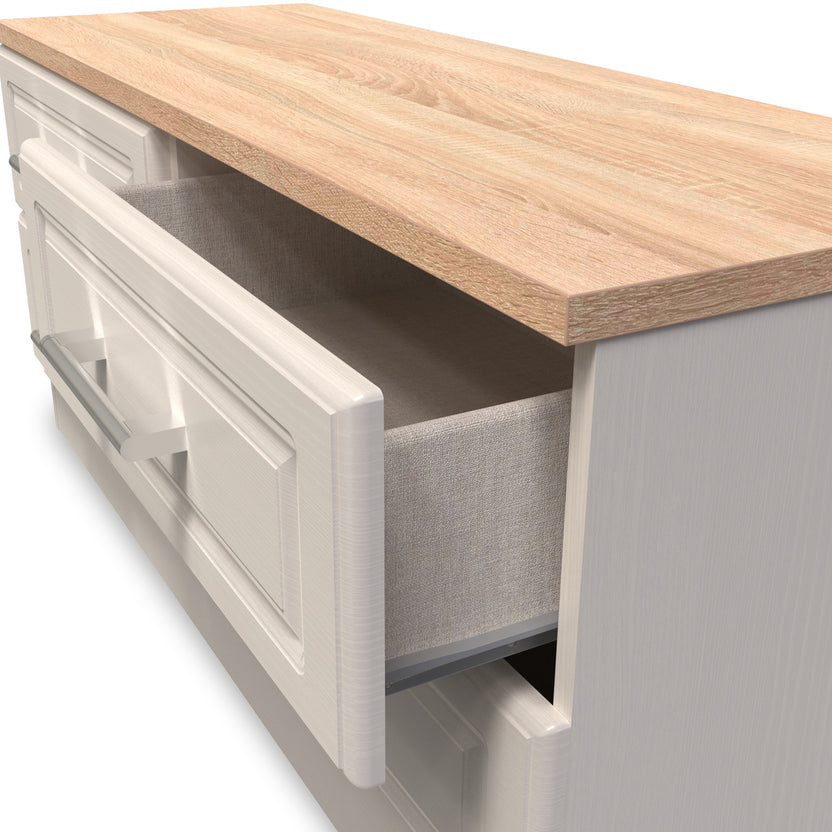 Talland 4 Drawer Low Storage Unit | Roseland Furniture