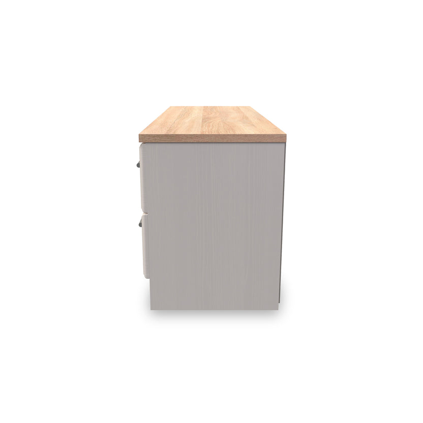 Talland 4 Drawer Low Storage Unit | Roseland Furniture