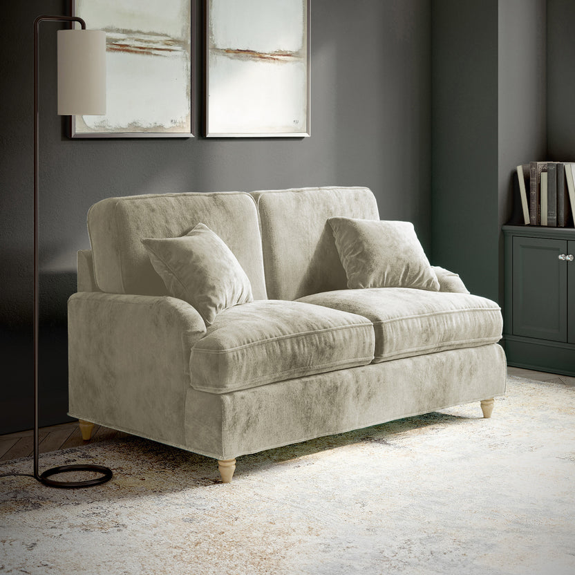 Arthur 2 Seater Sofa | 8 Chenille Colours | Made in the UK | Roseland