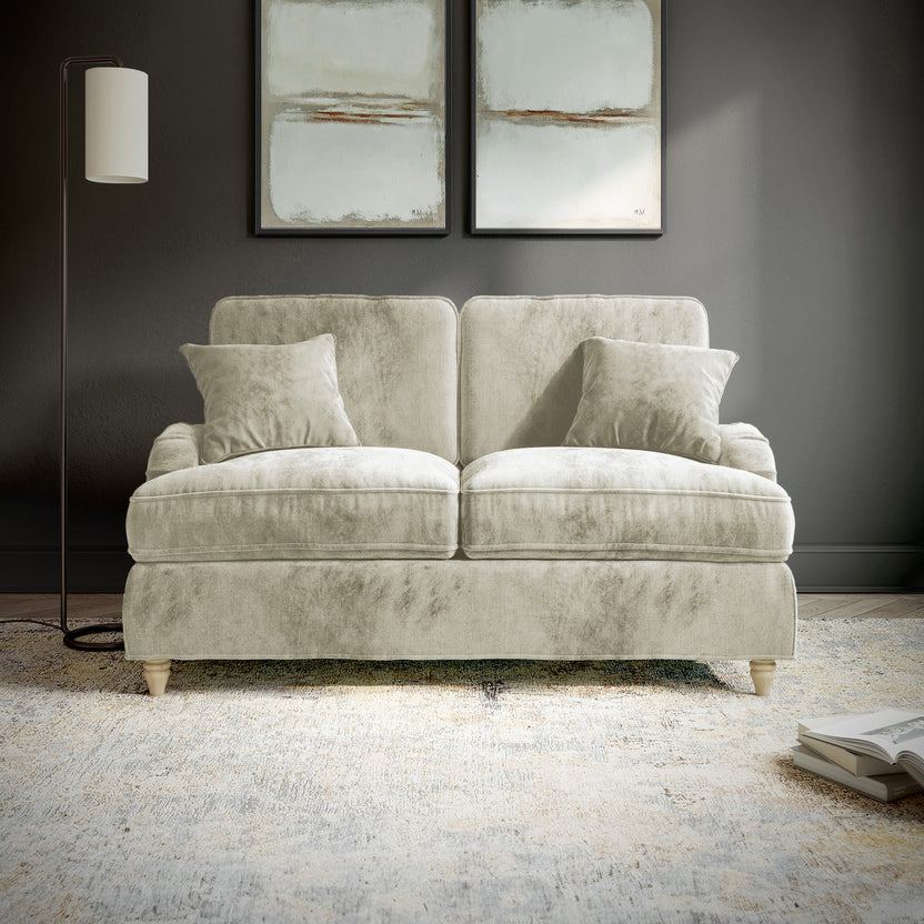 Arthur 2 Seater Sofa | 8 Chenille Colours | Made in the UK | Roseland