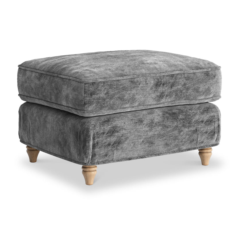 Alfie & Arthur Universal Footstool | 8 Chenille Colours | Roseland