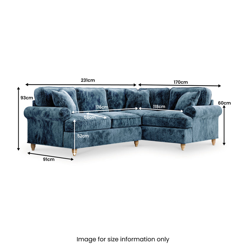 Alfie Corner Sofa | 10 Stylish Colours | Made in the UK | Roseland