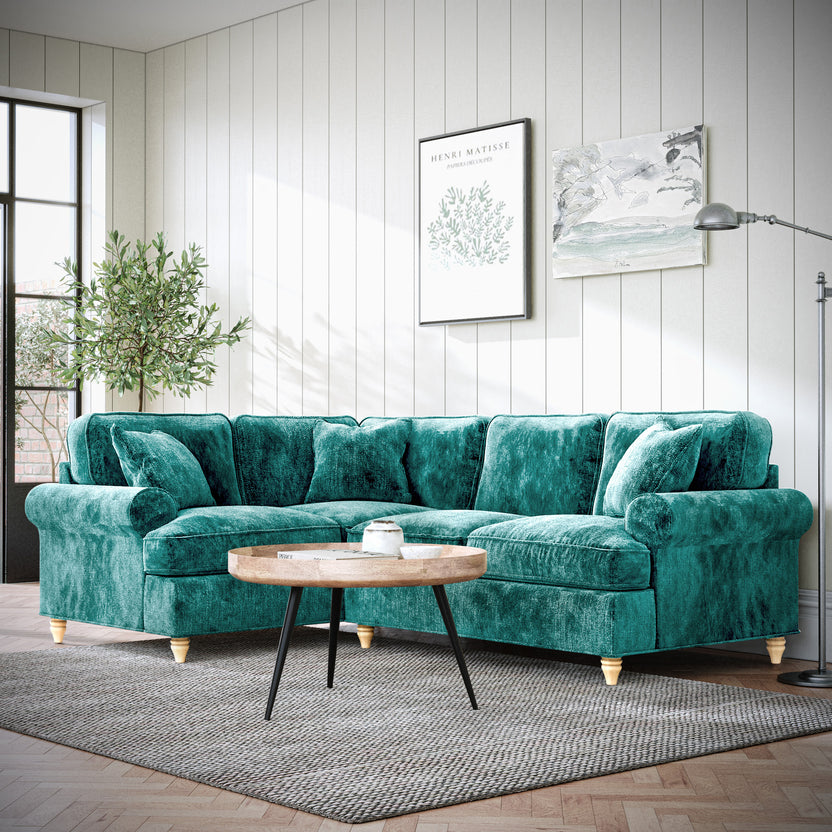 Alfie Corner Sofa | 11 Stylish Colours | Made in the UK | Roseland
