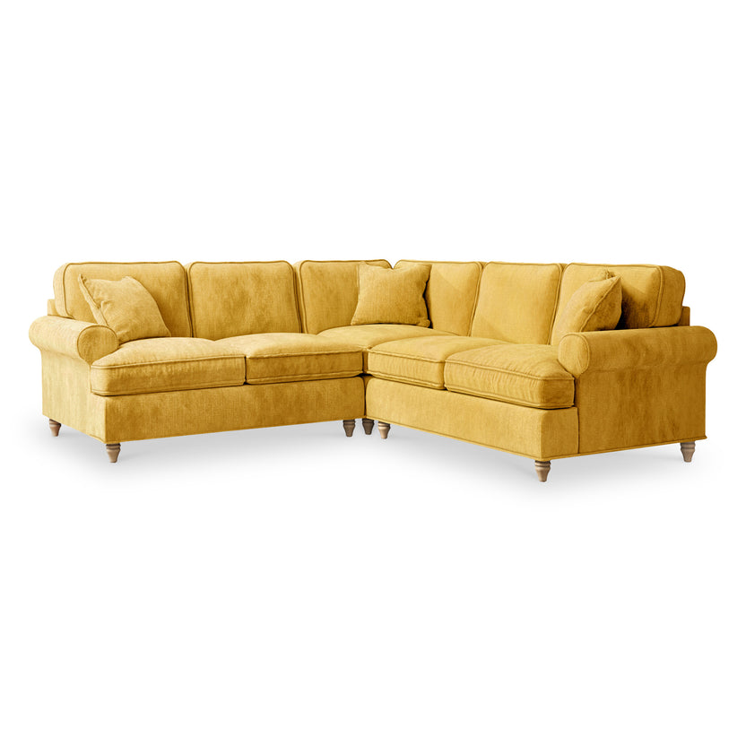 Alfie Large Corner Sofa | 10 Stylish Colours | Express Delivery | Roseland