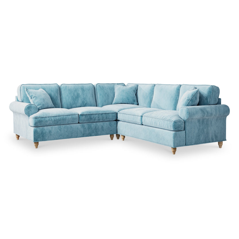 Alfie Large Corner Sofa | 10 Stylish Colours | Express Delivery | Roseland