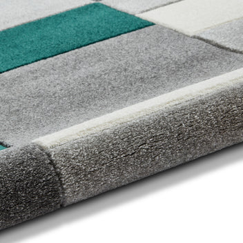 Regis Geometric Cube Rectangular Rug for Living Room or Bedroom ...