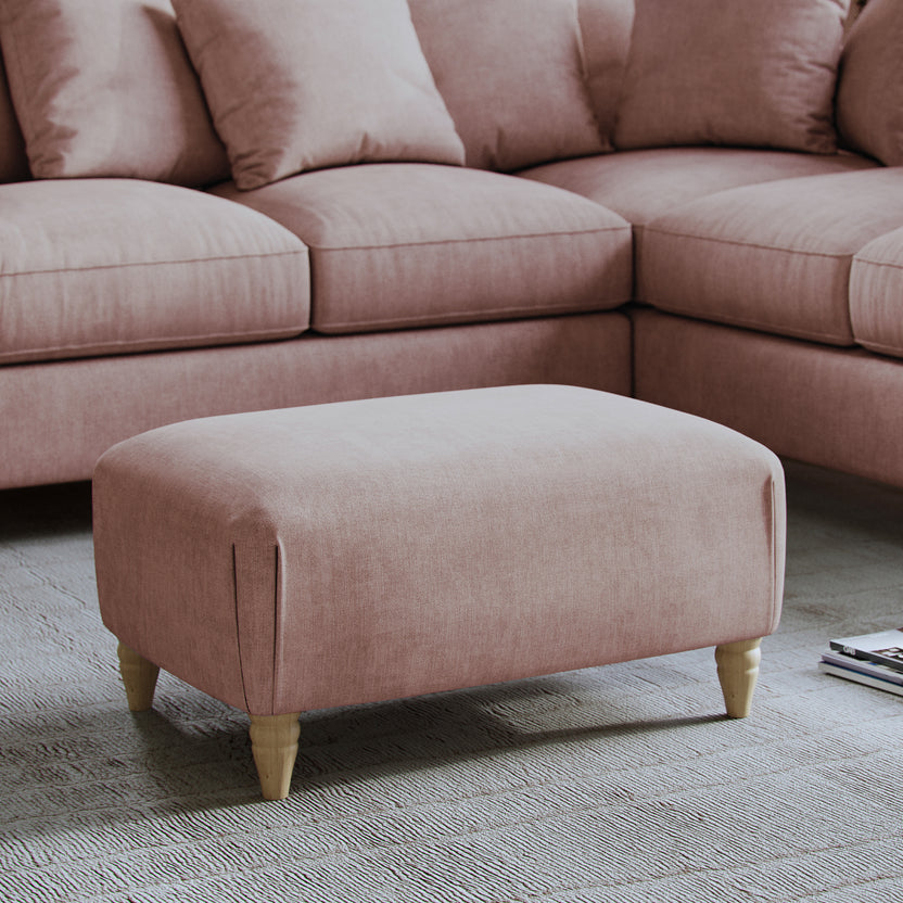 Pembroke Footstool for Living Room | 8 Colours | Roseland