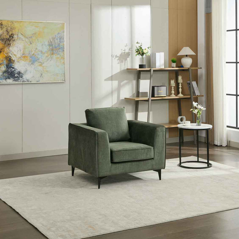 Larkin Armchair for Living Room | Multiple Colours | Roseland