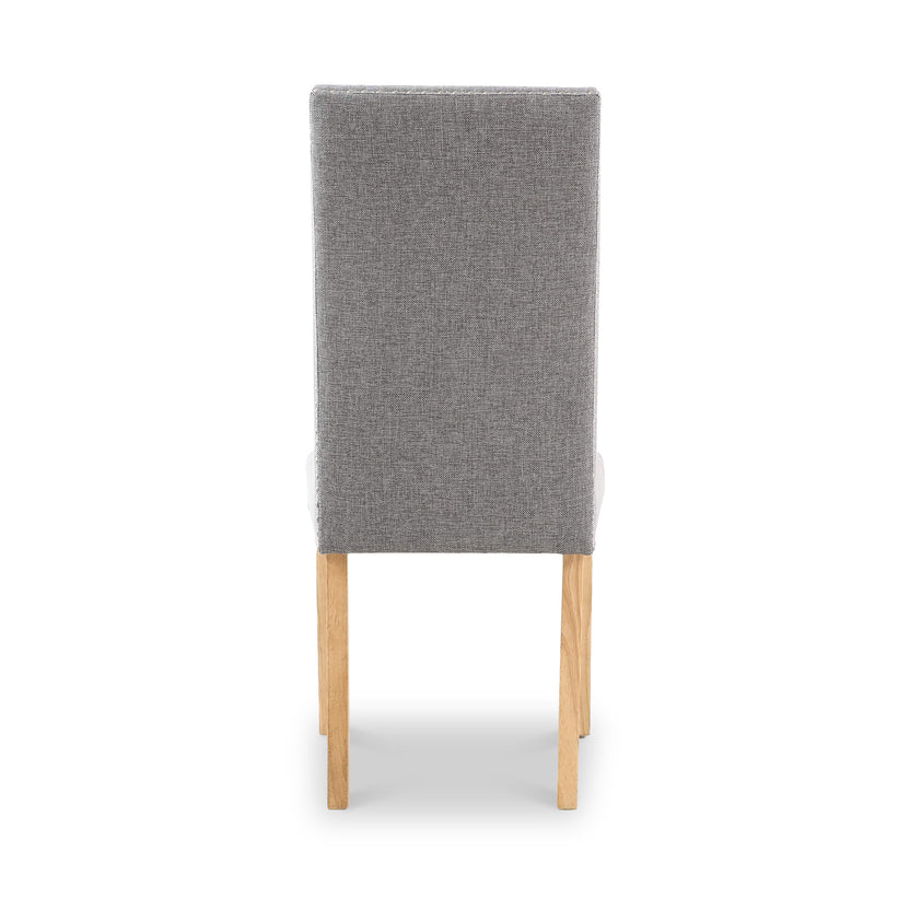 Conran Stud Detail Dining Chair with Natural Legs | Grey or Light Grey